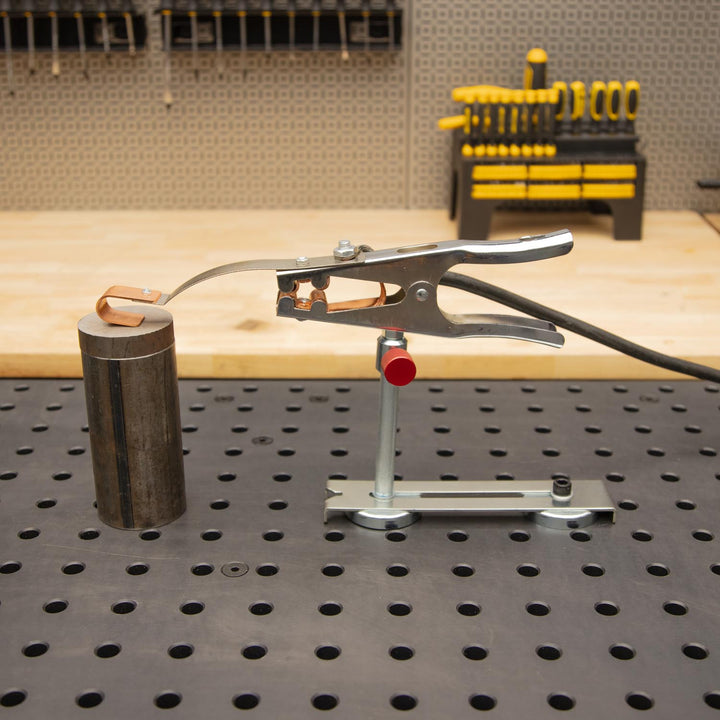 Magnetic Grounding Clamp with Adjustable Height, Detachable Spring ...