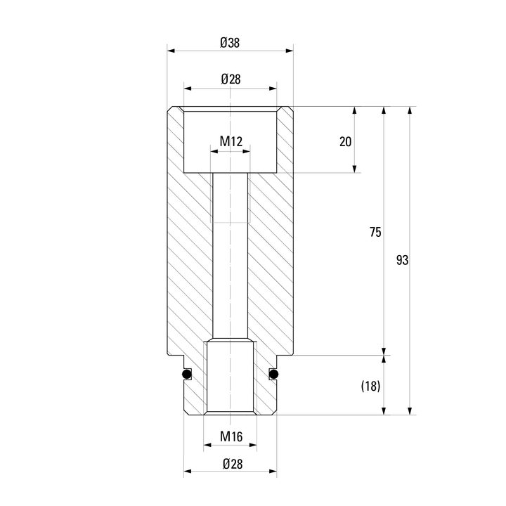 Fixed Rest, 28 mm – Strong Hand Tools